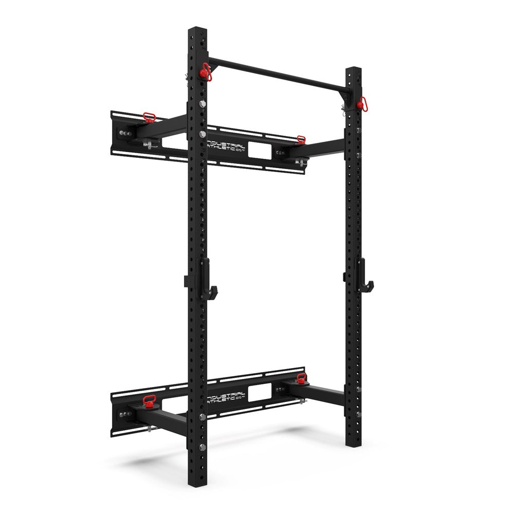 Axis - Wall Mount Squat Rack incl. Stringers – Industrial Athletic